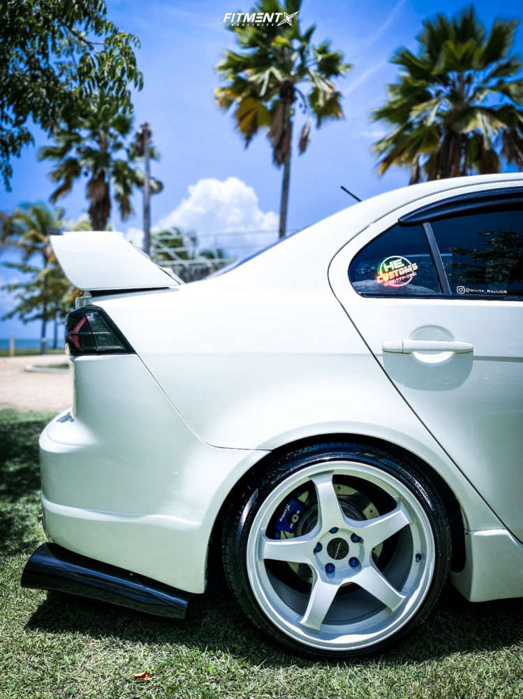 2008 Mitsubishi Lancer GTS with 18x9.5 Rosenstein Cr and Waterfall ...