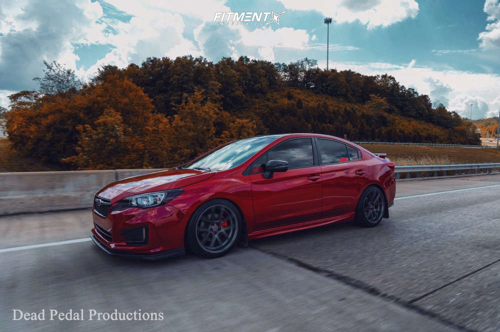 2018 Subaru Impreza Sport with 18x8.5 AVID1 SL02 and Yokohama 225x40 on ...