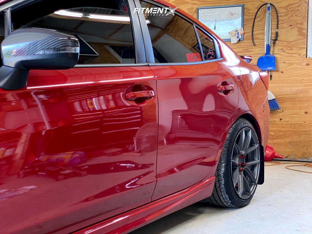 2018 Subaru Impreza Sport with 18x8.5 AVID1 SL02 and Yokohama 225x40 on ...
