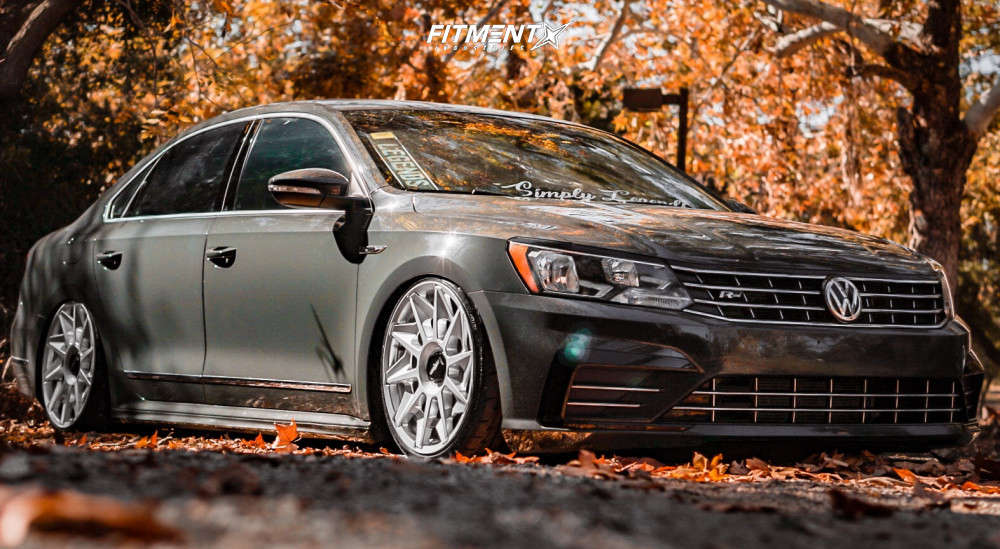 2017 Volkswagen Passat R-Line with 19x8.5 Rotiform Forged Cvt and ...