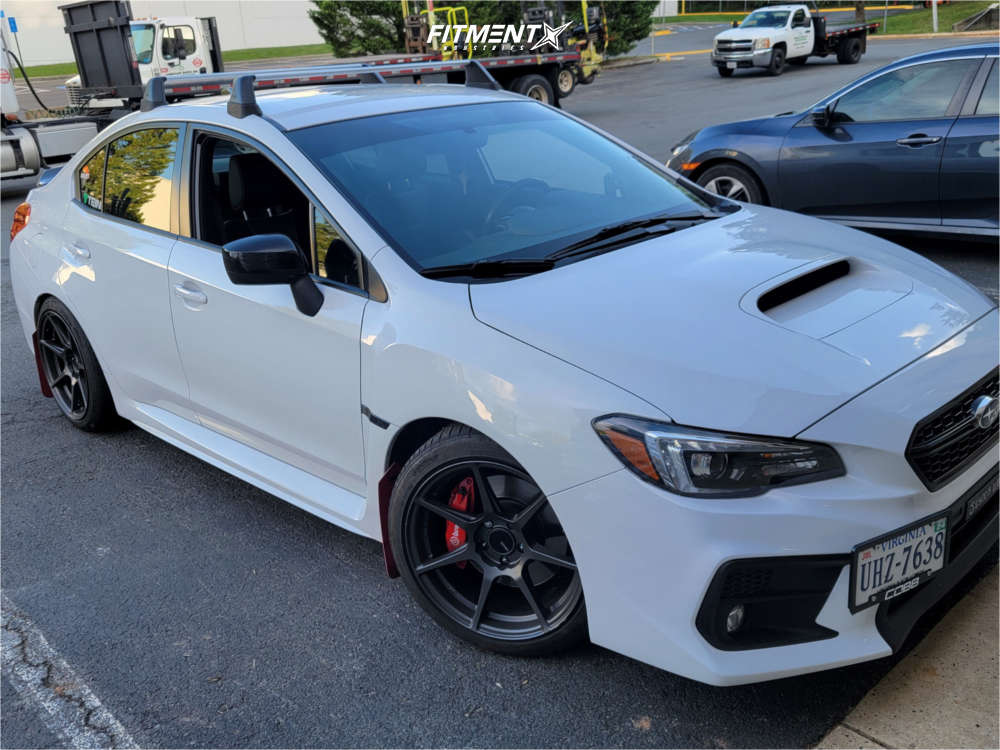 2020 Subaru WRX Sport-tech RS with 18x9.5 Enkei Tfr and Continental ...