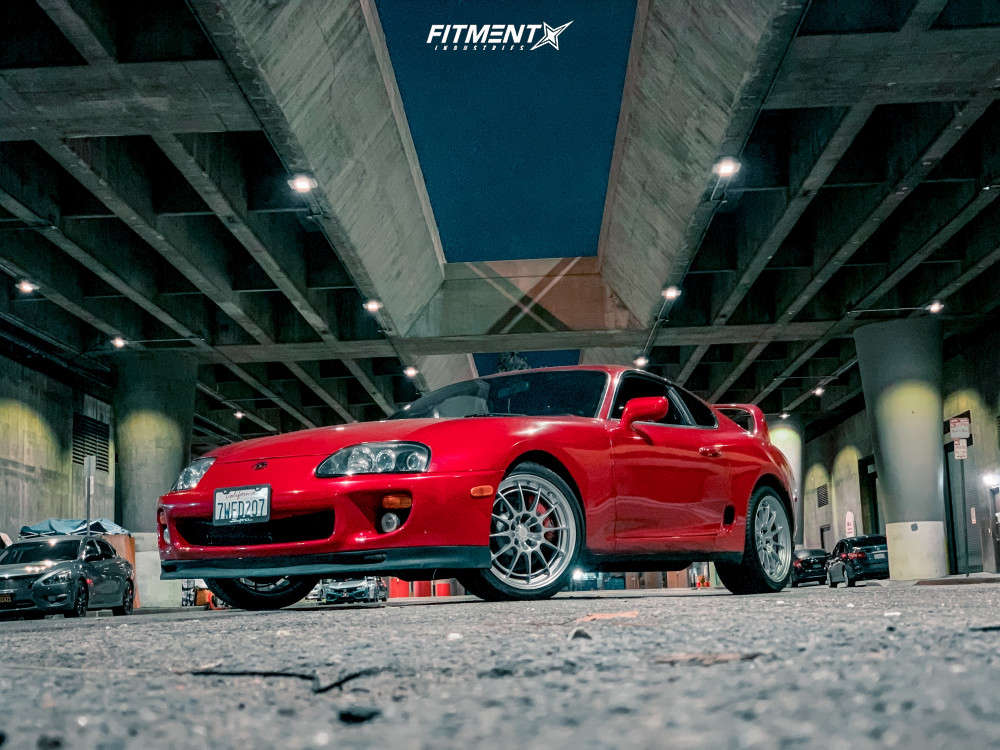 1993 Toyota Supra Twin Turbo with 18x8.5 Enkei Nt03m and Hankook 245x35 ...