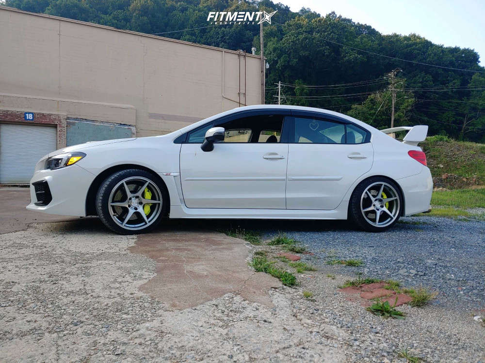2020 Subaru WRX STI Base with 18x9.5 Anovia Titan and Hankook 245x35 on ...
