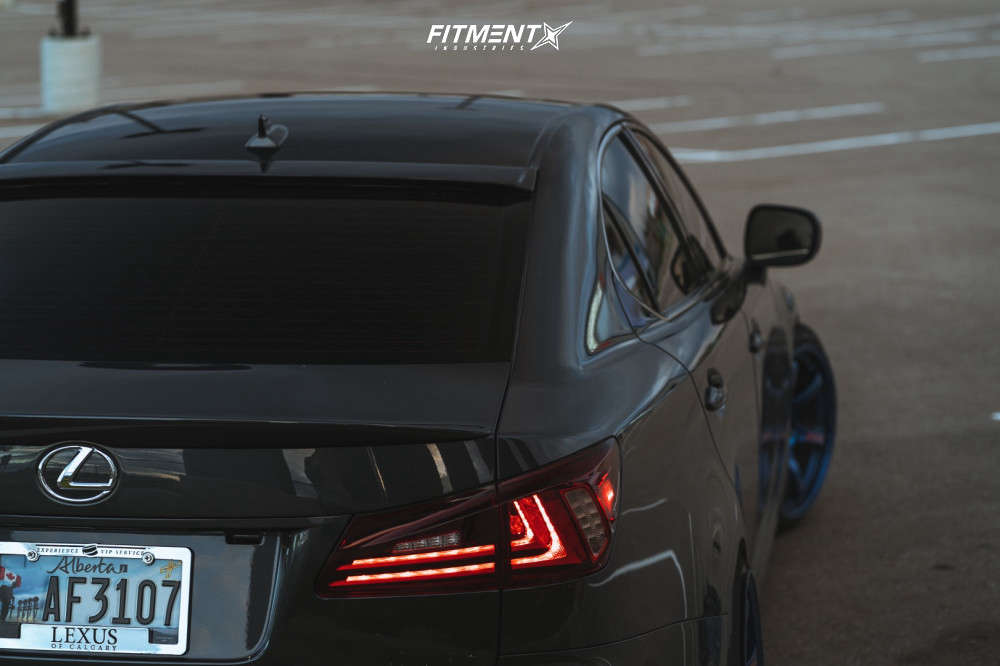 2007 Lexus IS350 Base with 18x10.5 Gram Lights 57dr and Nitto 225x40 on ...