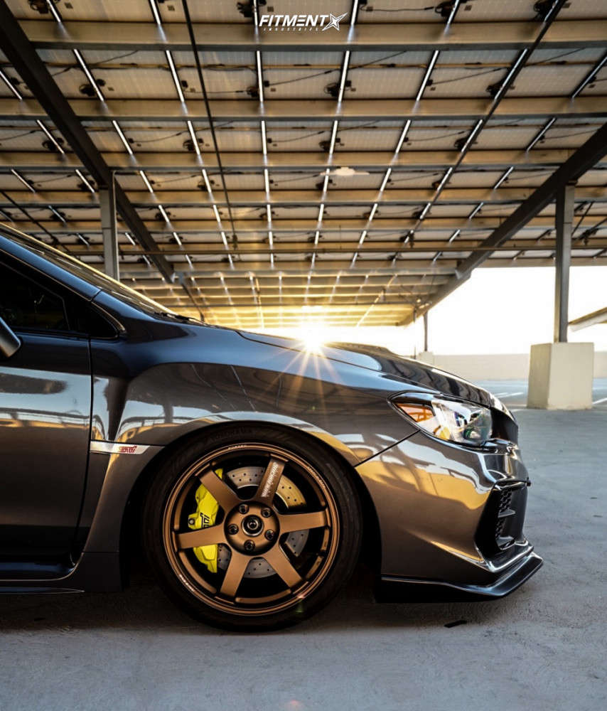 2020 Subaru WRX STI Limited with 18x9.5 Rays Engineering Te37 and Yokohama 265x35 on Coilovers ...