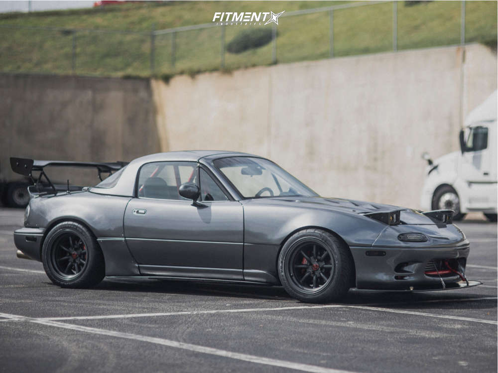 1997 Mazda Miata Base with 15x9 Rota Rkr and Maxxis 245x45 on Coilovers ...