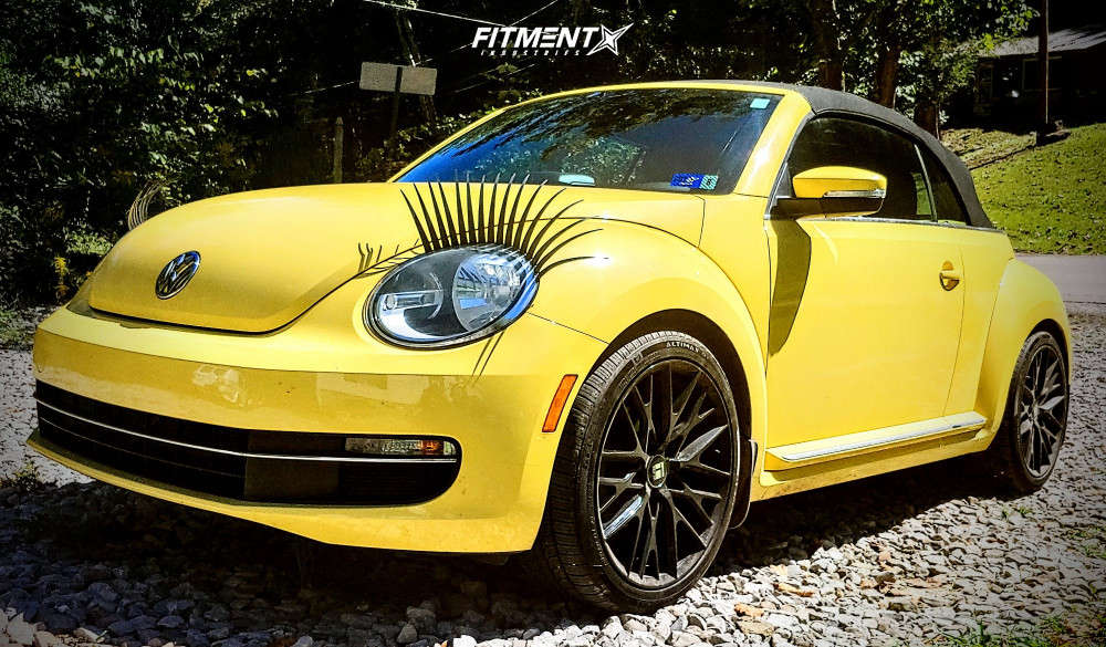 2014 Volkswagen Beetle TDI with 19x8.5 Touren Tr91 and General 235x40 ...