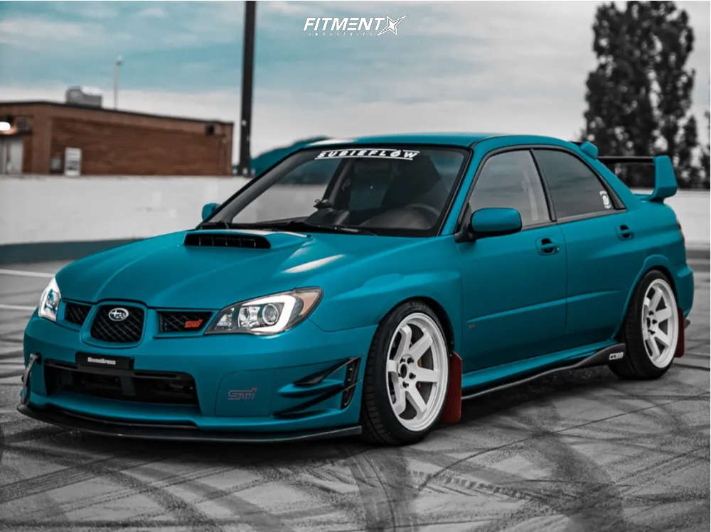 2006 Subaru Impreza WRX STI with 18x9.5 Rota Grid and Continental ...