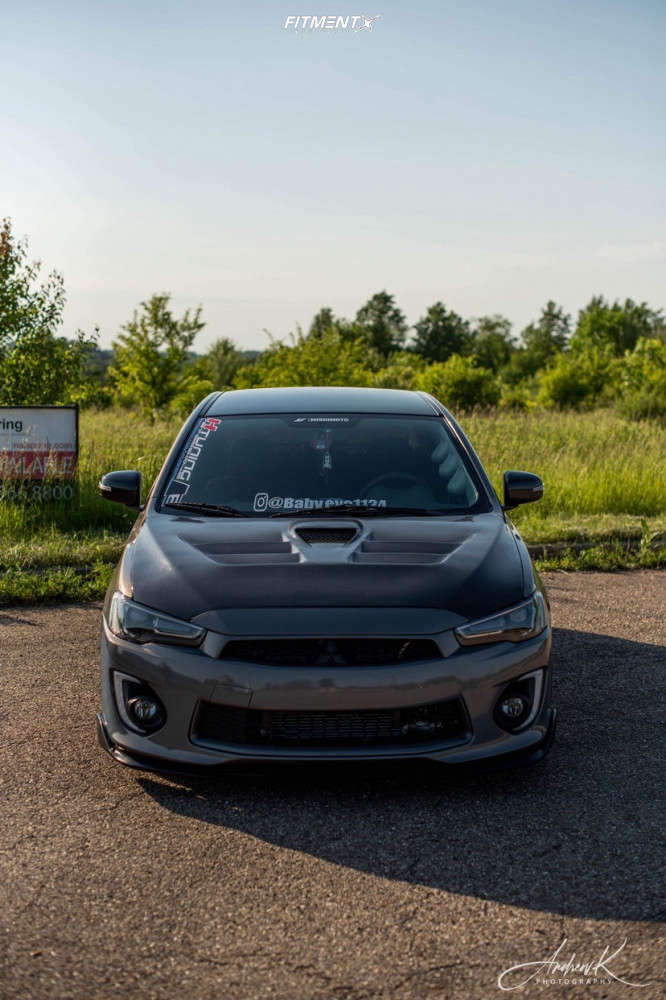 2016 Mitsubishi Lancer ES with 18x9 ARC Ar9 and Achilles 245x45 on ...