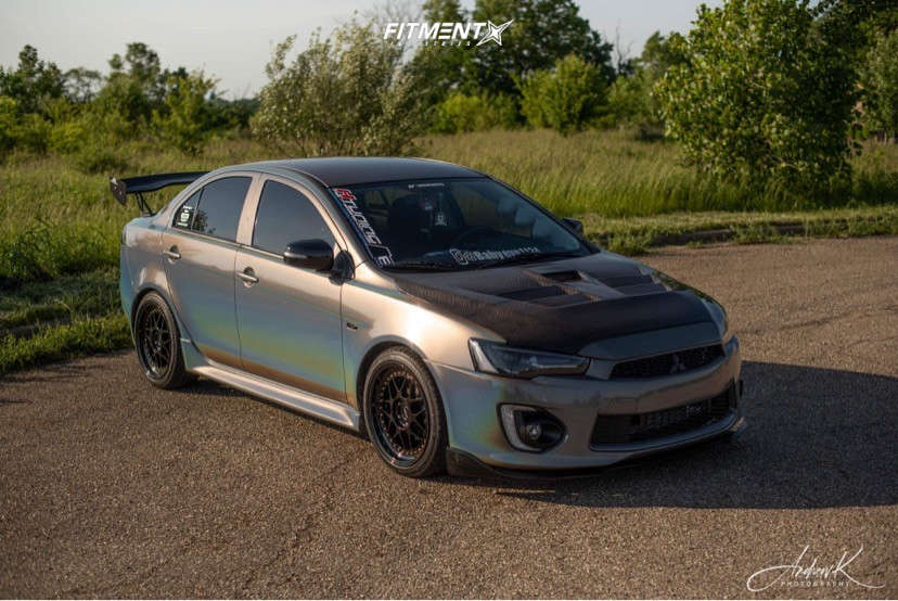 2016 Mitsubishi Lancer ES with 18x9 ARC Ar9 and Achilles 245x45 on ...