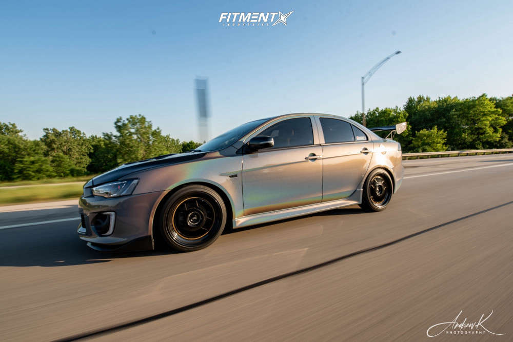 2016 Mitsubishi Lancer ES with 18x9 ARC Ar9 and Achilles 245x45 on ...
