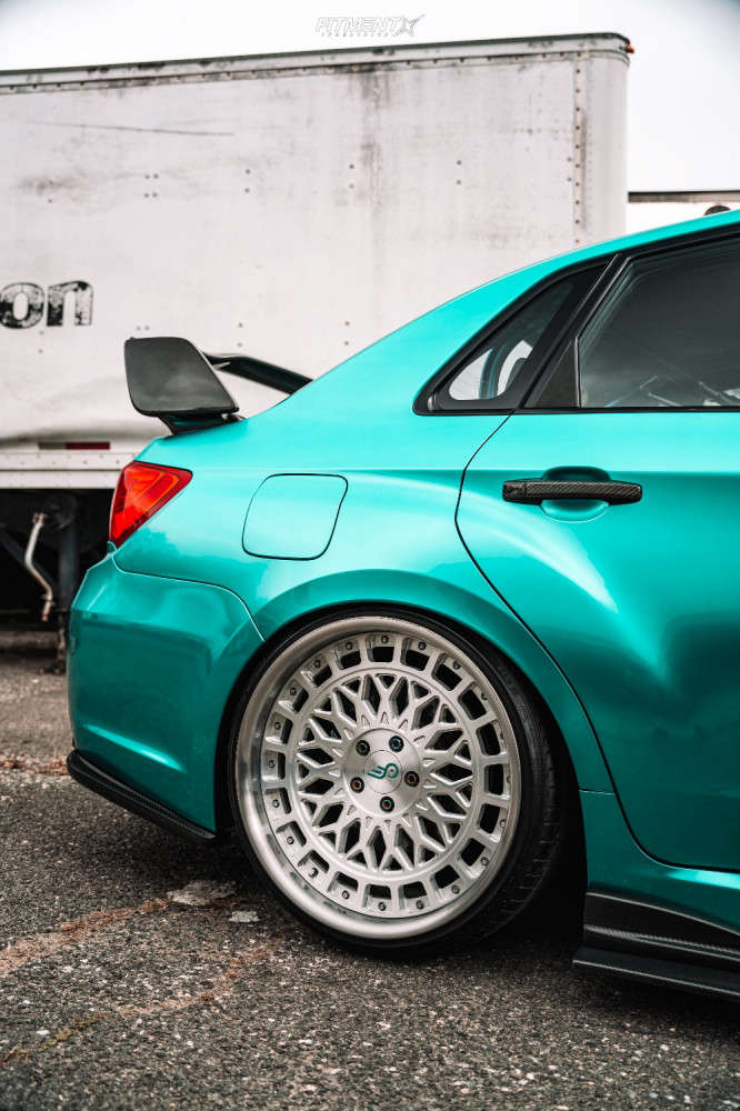 2013 Subaru WRX STI Base with 20x10 Legacy Forged LF-49 and Venom Power ...