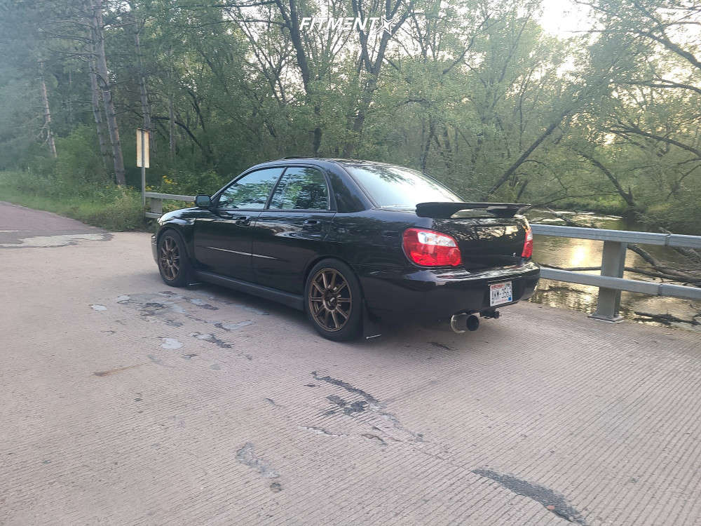 2004 Subaru Impreza WRX with 17x8 BBS Sti and Lexani 225x45 on Lowering Springs | 1917643 ...