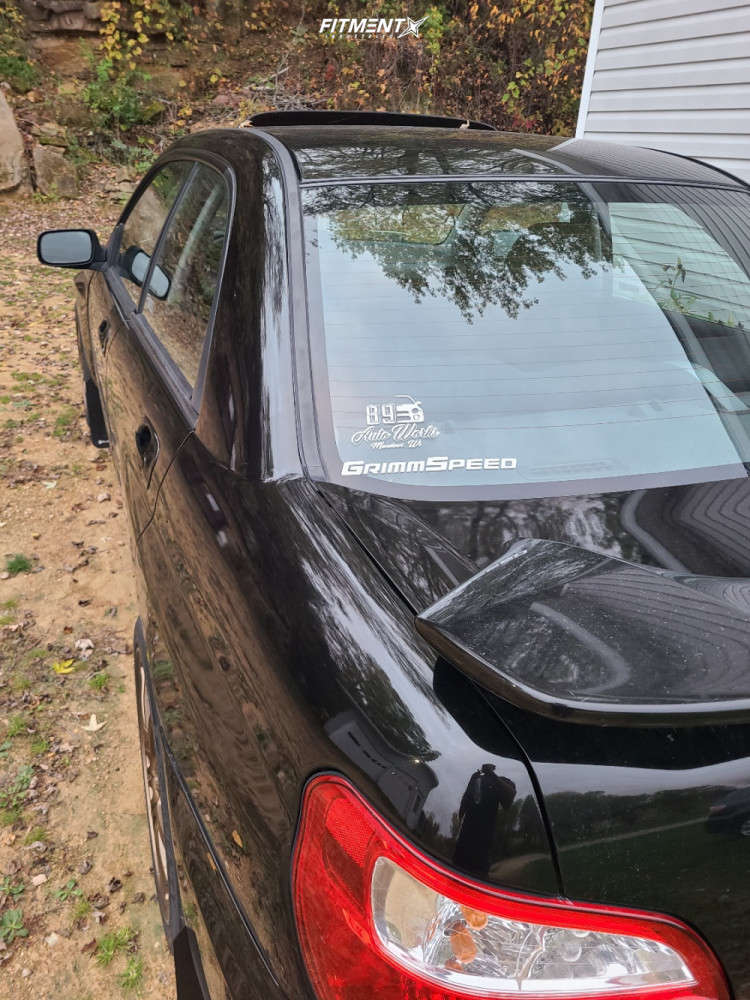 2004 Subaru Impreza WRX with 17x8 BBS Sti and Lexani 225x45 on Lowering ...