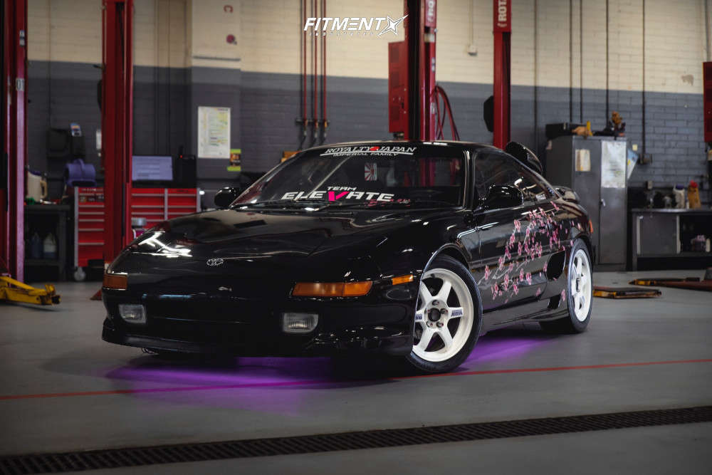 1991 Toyota MR2 Base with 16x8 Volk Te37 and Toyo Tires 205x45 on ...