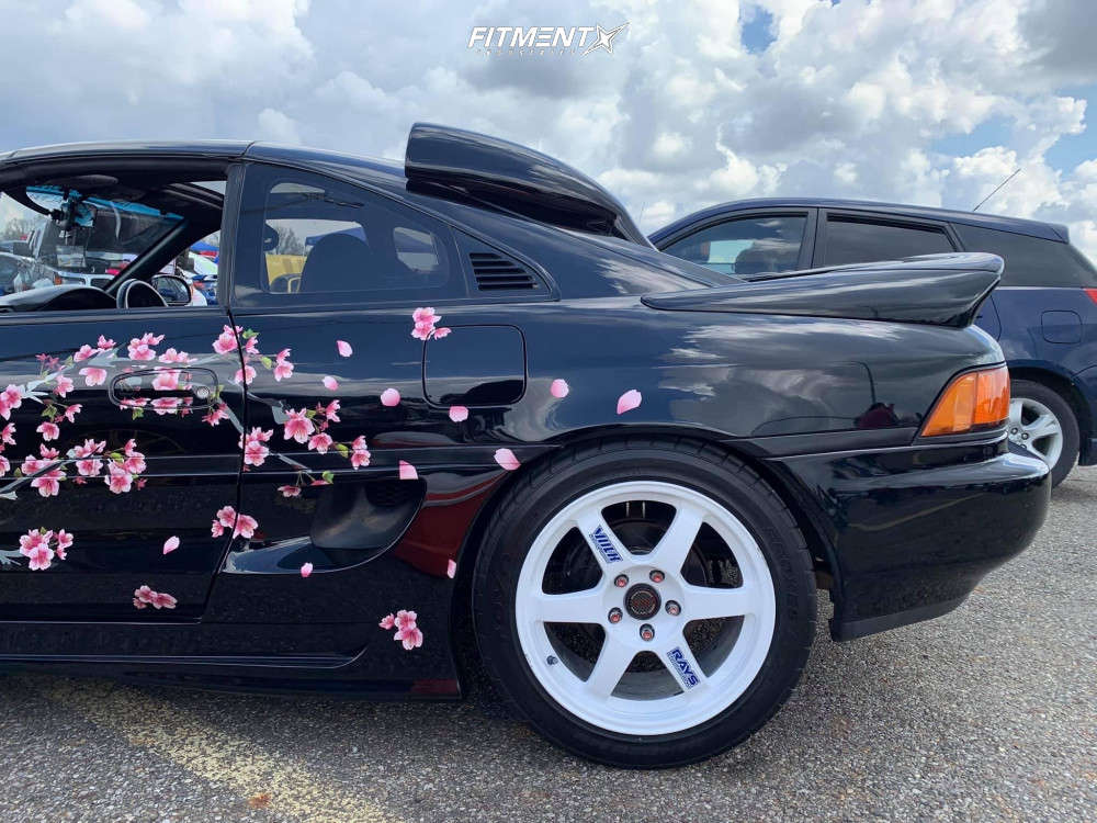 1991 Toyota MR2 Base with 16x8 Volk Te37 and Toyo Tires 205x45 on ...