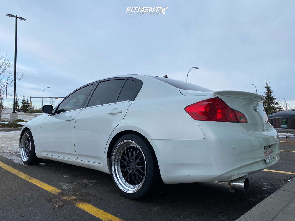 2012 INFINITI G37 X with 19x9.5 ESR Sr05 and Nexen 235x40 on Coilovers ...