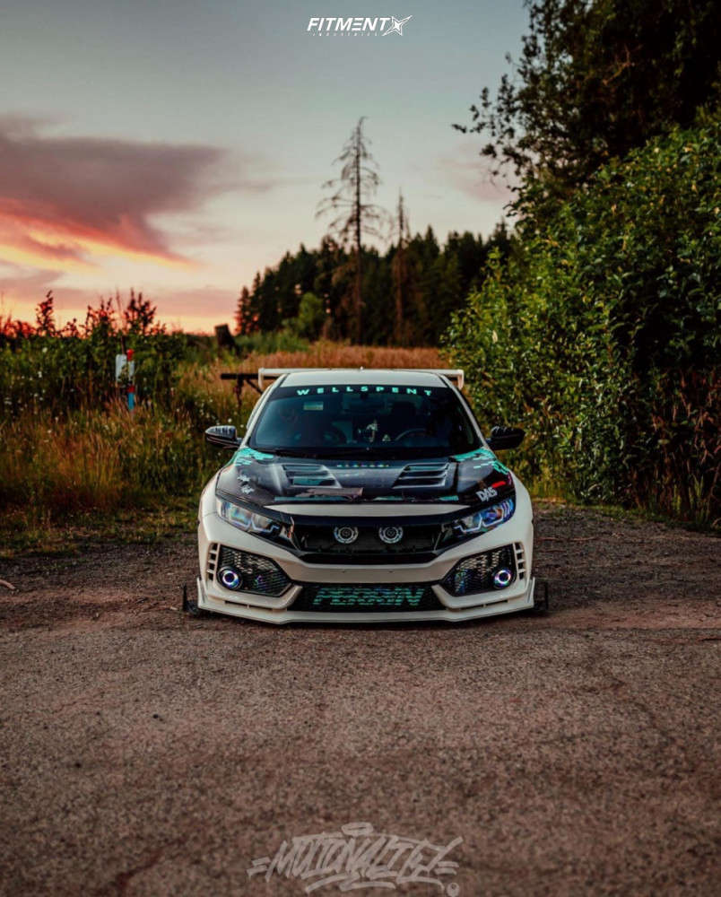 2019 Honda Civic Type R with 18x8.5 Motegi Traklite and Continental ...