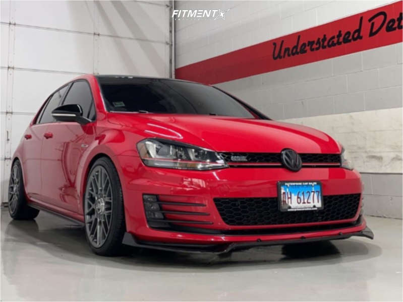 2016 Volkswagen GTI SE with 18x8.5 Rotiform Rse and Axiom 225x35 on ...