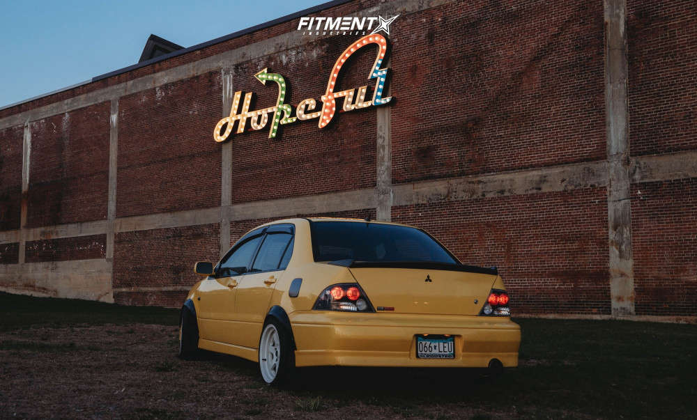 2002 Mitsubishi Lancer OZ Rally with 16x8 Rota Grid V and Federal ...