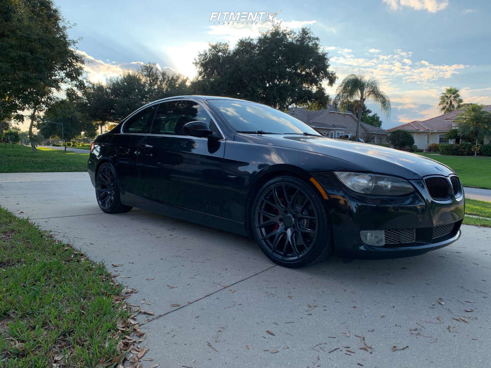 2007 BMW 335i Base with 19x8.5 ESR Sr12 and Lexani 235x35 on Lowering ...