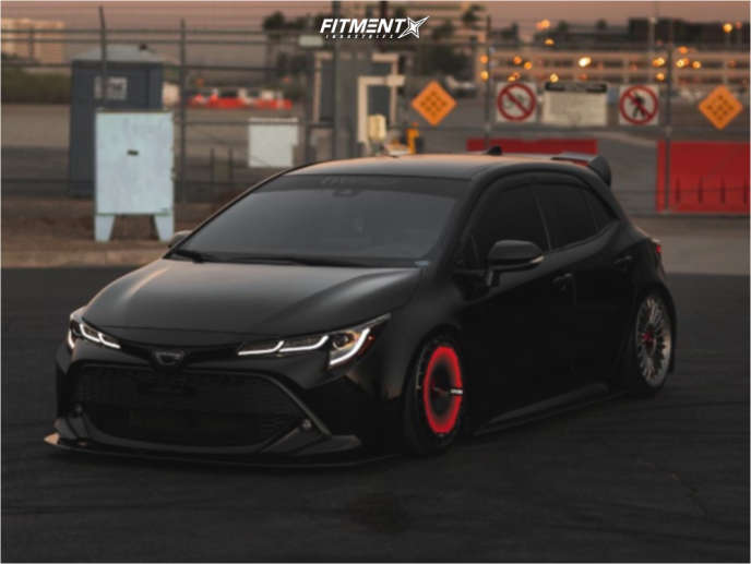 2019 Toyota Corolla SE with 19x8.5 Rotiform Buc-m and Ohtsu 225x35 on ...