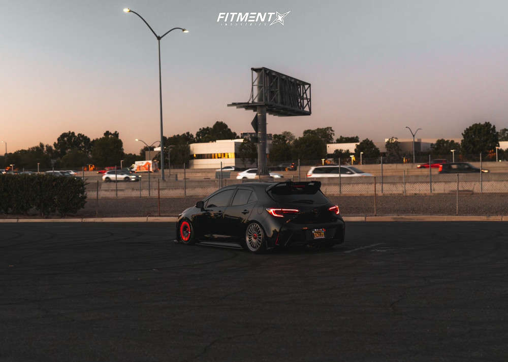 2019 Toyota Corolla SE with 19x8.5 Rotiform Buc-m and Ohtsu 225x35 on ...