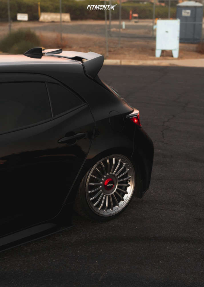 2019 Toyota Corolla SE with 19x8.5 Rotiform Buc-m and Ohtsu 225x35 on ...