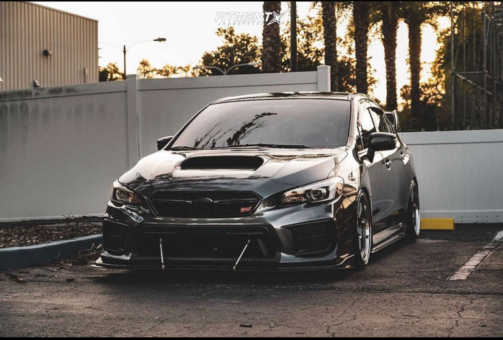 2020 Subaru WRX STI Limited with 18x9.5 Kansei Roku and Delinte 235x35 ...