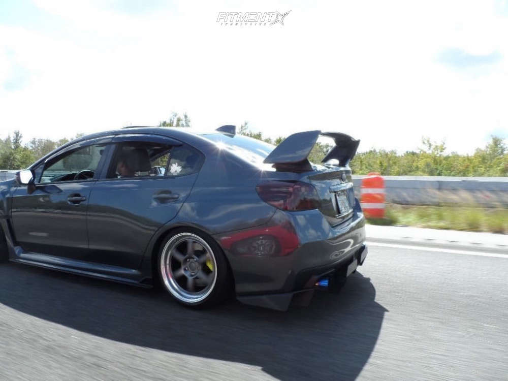 2020 Subaru WRX STI Limited with 18x9.5 Kansei Roku and Delinte 235x35 ...