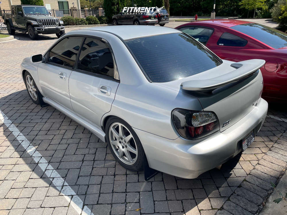 2003 Subaru Impreza WRX with 17x8 Prodrive Pff7 and Goodyear 215x50 on ...