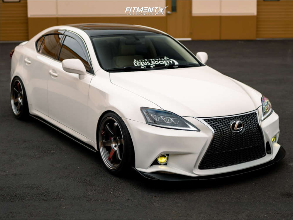 2006 Lexus IS350 Base with 18x9.5 Volk Te37sl and Yokohama 235x40 on ...