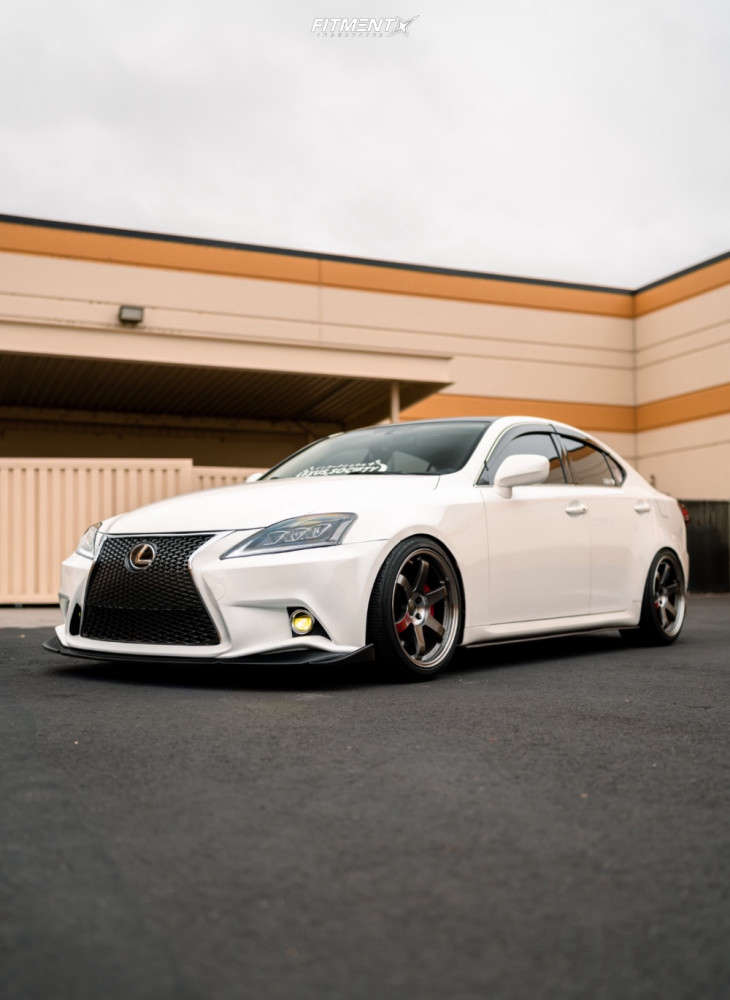 2006 Lexus IS350 Base with 18x9.5 Volk Te37sl and Yokohama 235x40 on ...