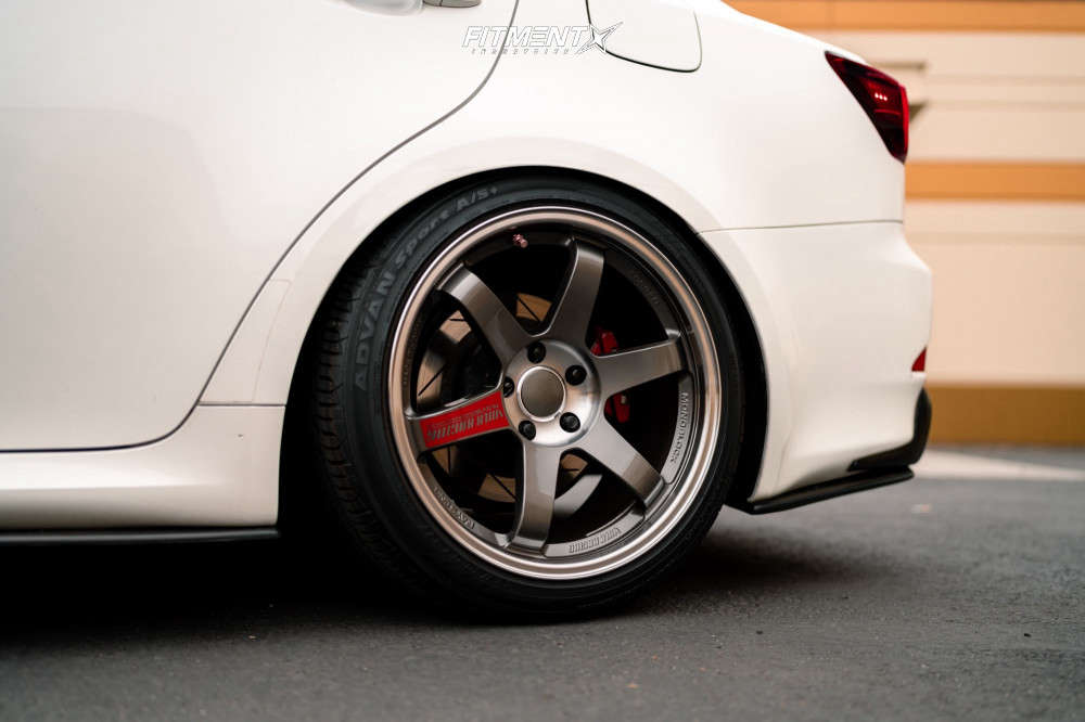 2006 Lexus IS350 Base with 18x9.5 Volk Te37sl and Yokohama 235x40 on ...