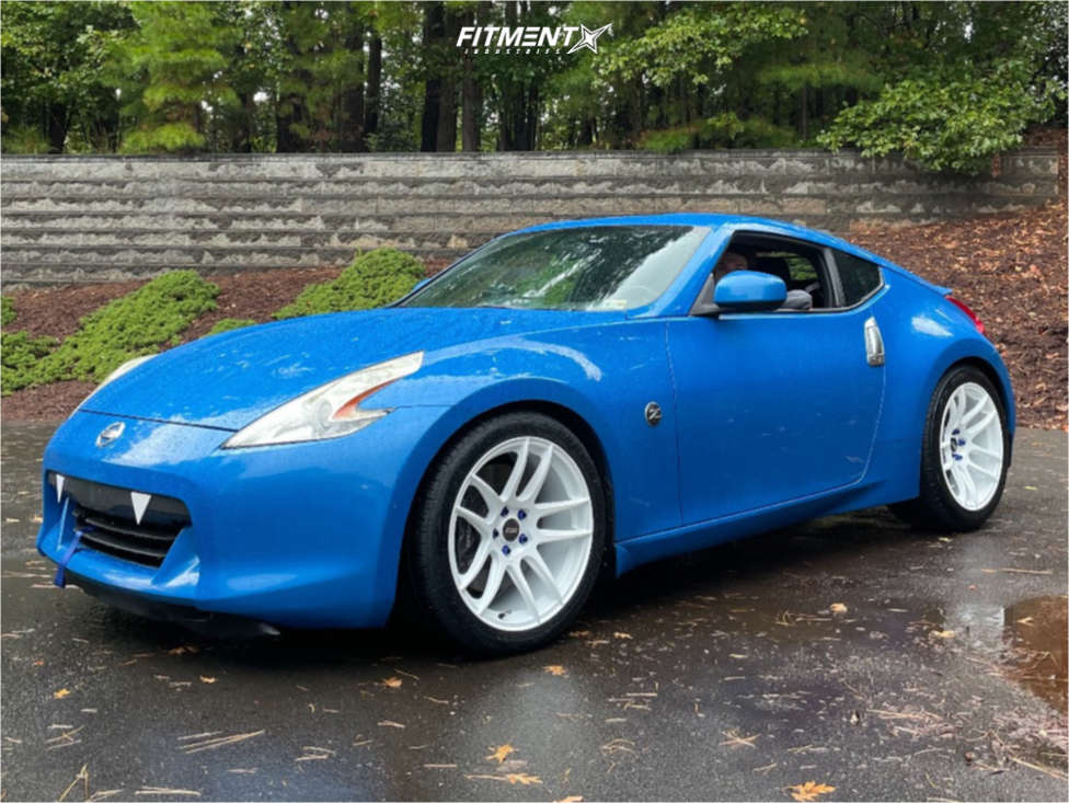 2009 Nissan 370Z Touring with 19x9.5 ESR Cs8 and Toyo Tires 255x40 on ...