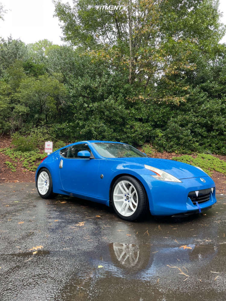 2009 Nissan 370Z Touring with 19x9.5 ESR Cs8 and Toyo Tires 255x40 on ...
