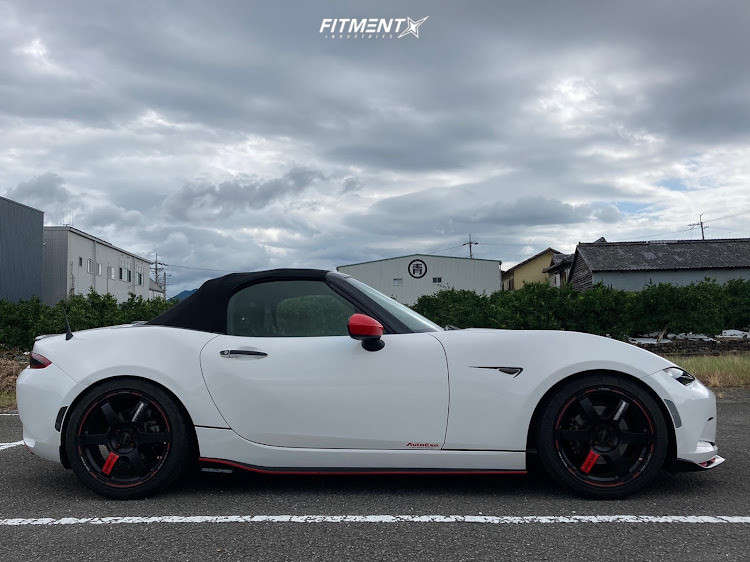 2016 Mazda MX-5 Miata GX with 17x7.5 Rays Engineering Te37 Saga Time ...