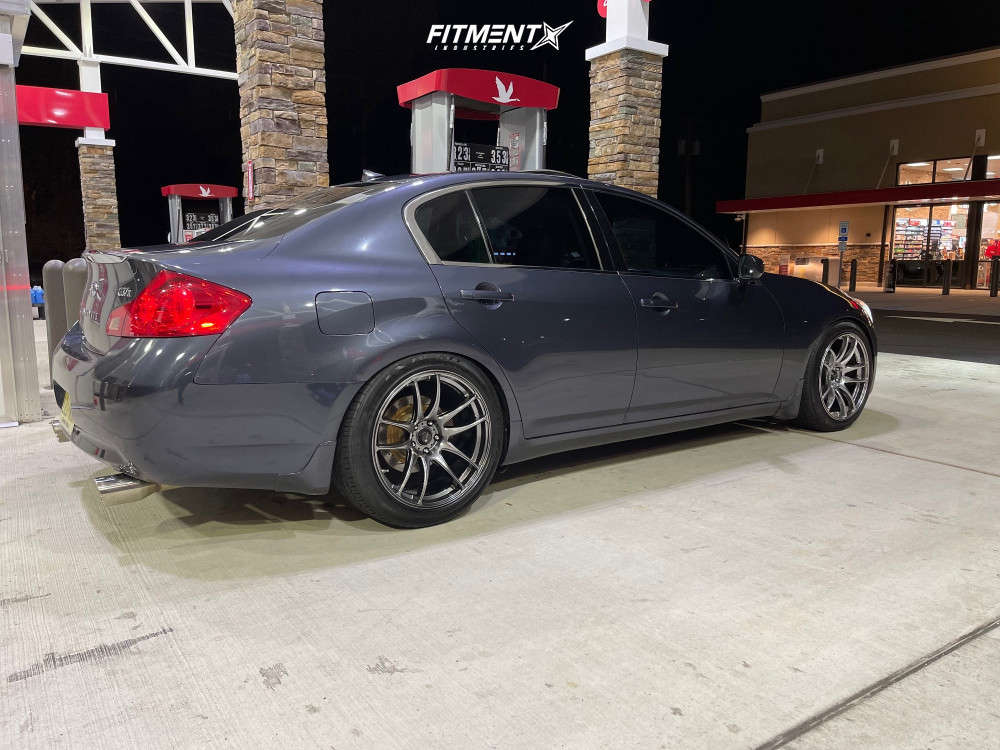 2009 INFINITI G37 X with 19x9.5 Vors Tr4 and Lexani 245x45 on Lowering ...