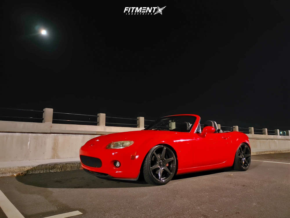 2006 Mazda MX-5 Miata Sport with 18x8 Konig Tandem and Nitto 215x35 on ...