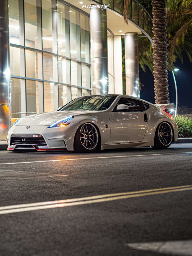 2016 Nissan 370Z Sport with 19x10 Work Emotion Cr 2p and Hankook 245x35 ...