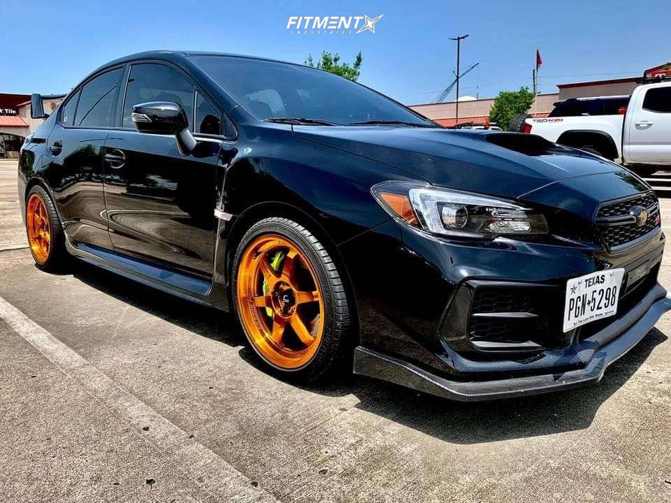 2020 Subaru WRX STI Base with 18x9 Cosmis Racing Xt-006r and Sumitomo ...