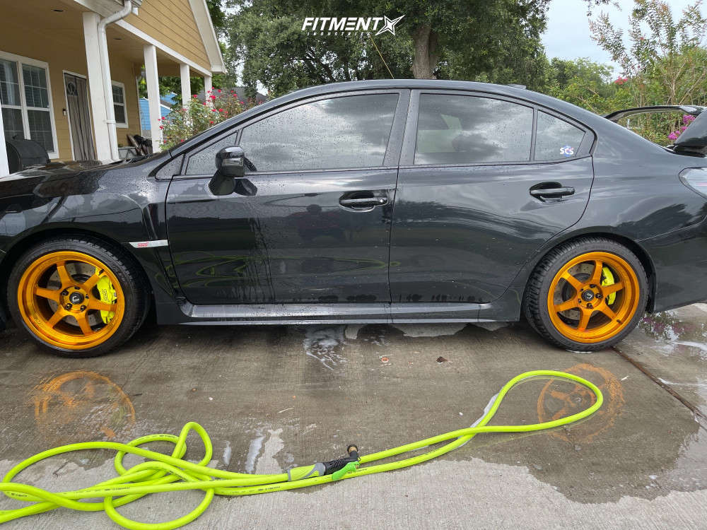 2020 Subaru WRX STI Base with 18x9 Cosmis Racing Xt-006r and Sumitomo ...