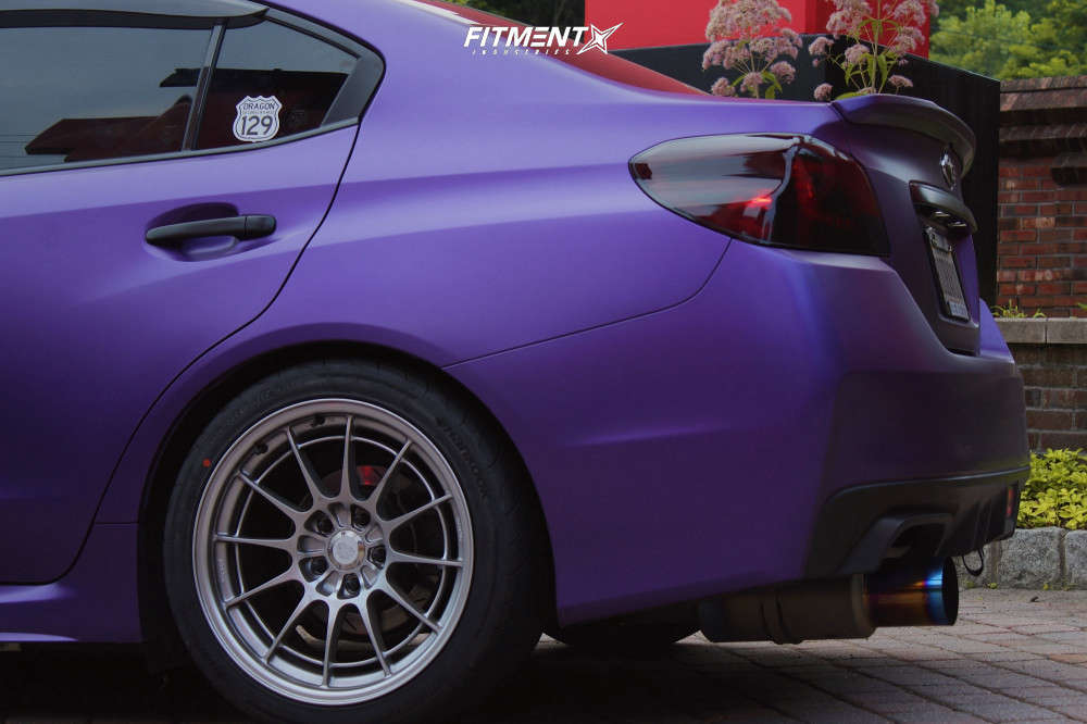 2020 Subaru WRX Base with 18x9.5 Enkei Nt03 and Hankook 265x35 on Coilovers | 1921759 | Fitment ...