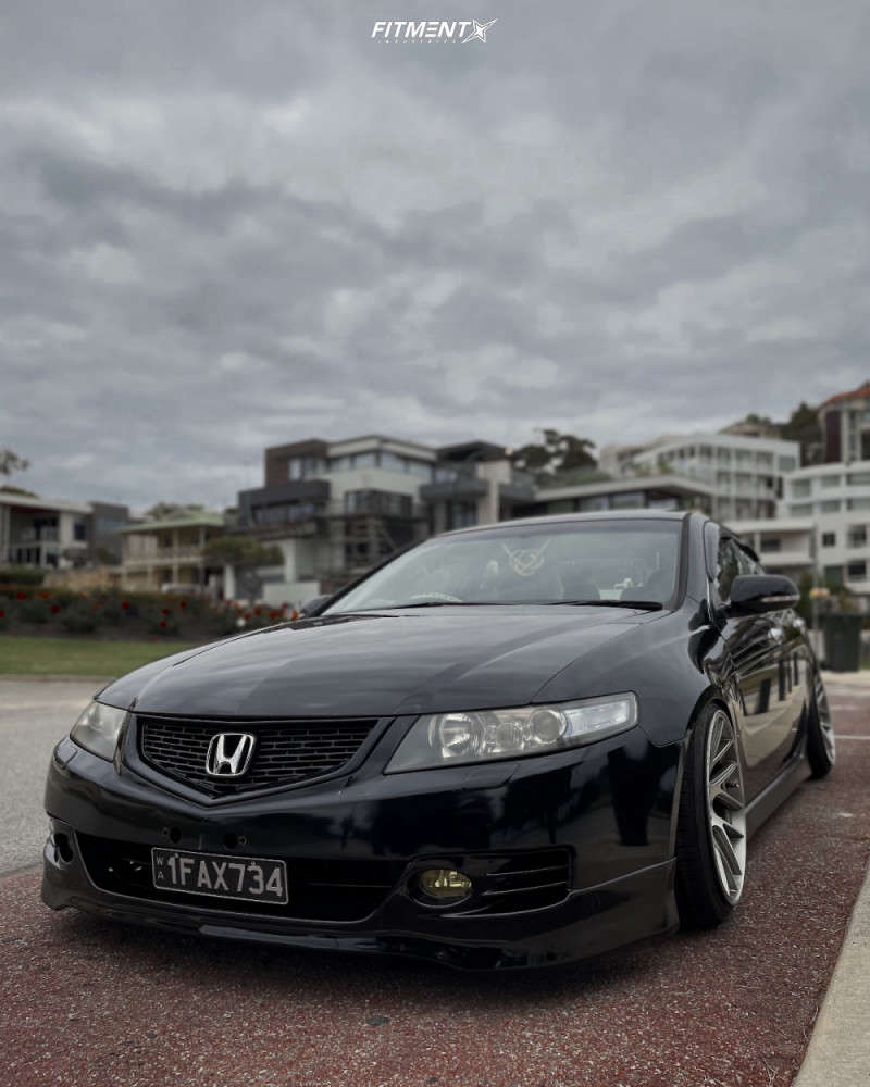 2006 Acura TSX Base with 18x9.5 Anovia Elder and Kumho 215x35 on ...
