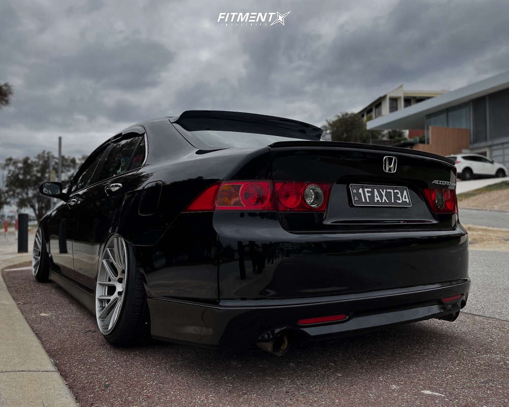 2006 Acura TSX Base with 18x9.5 Anovia Elder and Kumho 215x35 on ...