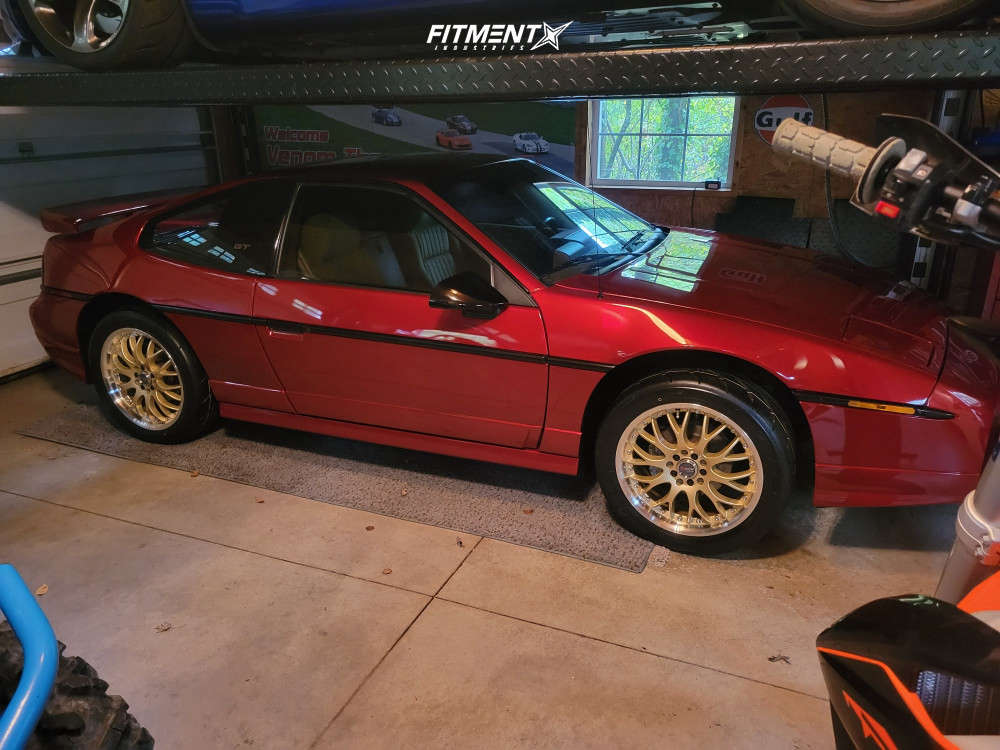 1988 Pontiac Fiero GT with 17x7.5 Drag Dr19 and Toyo Tires 225x45 on ...