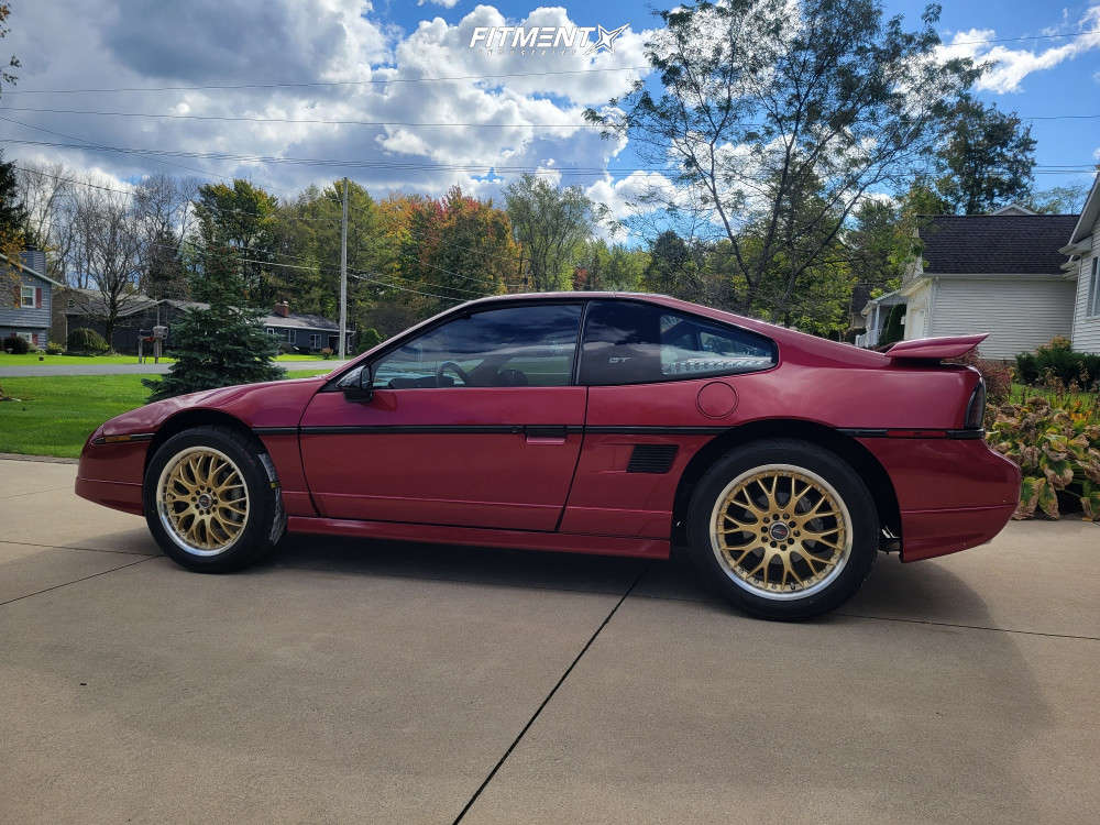 1988 Pontiac Fiero GT with 17x7.5 Drag Dr19 and Toyo Tires 225x45 on ...