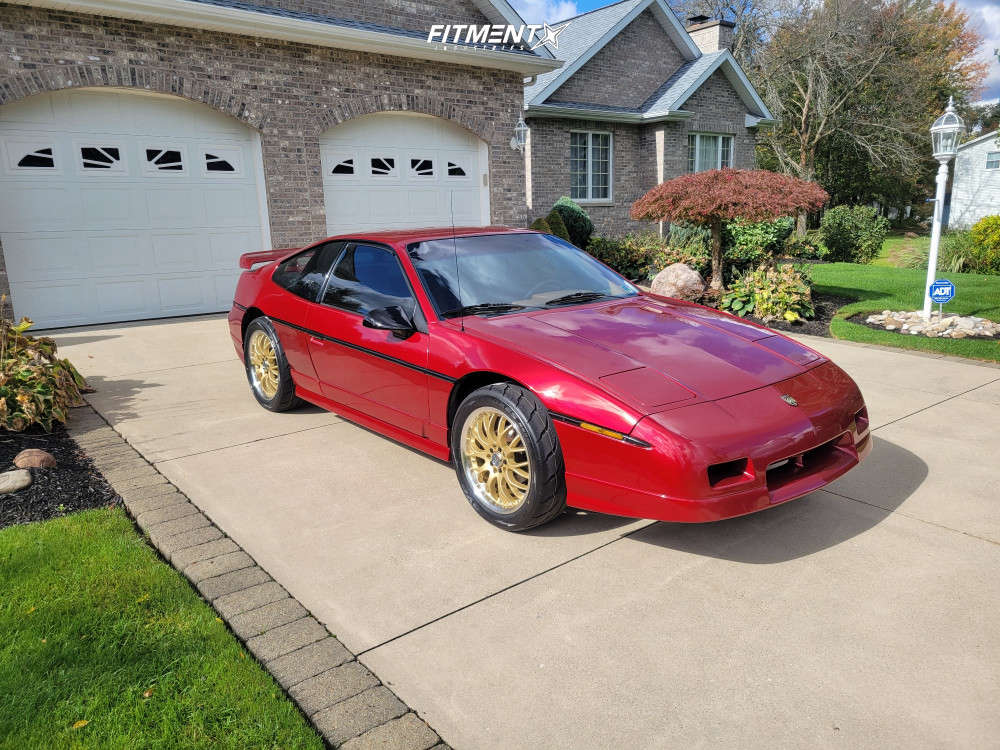 1988 Pontiac Fiero GT with 17x7.5 Drag Dr19 and Toyo Tires 225x45 on ...