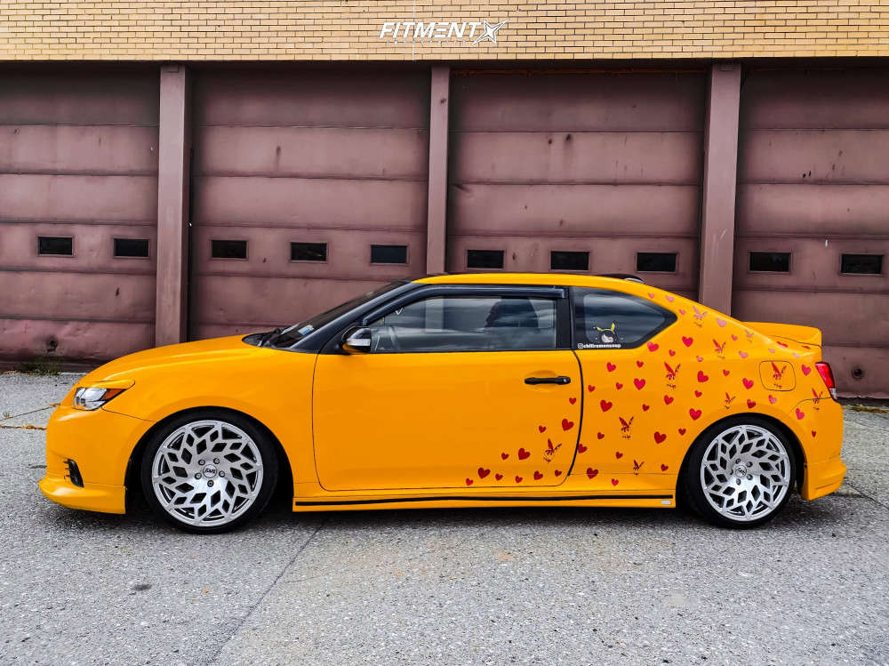 2012 Scion TC Base with 18x8.5 WatercooledIND Md1 and Nitto 205x40 on ...
