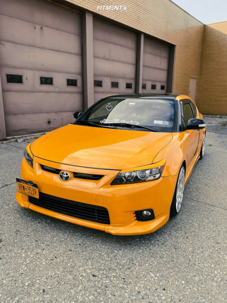2012 Scion TC Base with 18x8.5 WatercooledIND Md1 and Nitto 205x40 on ...